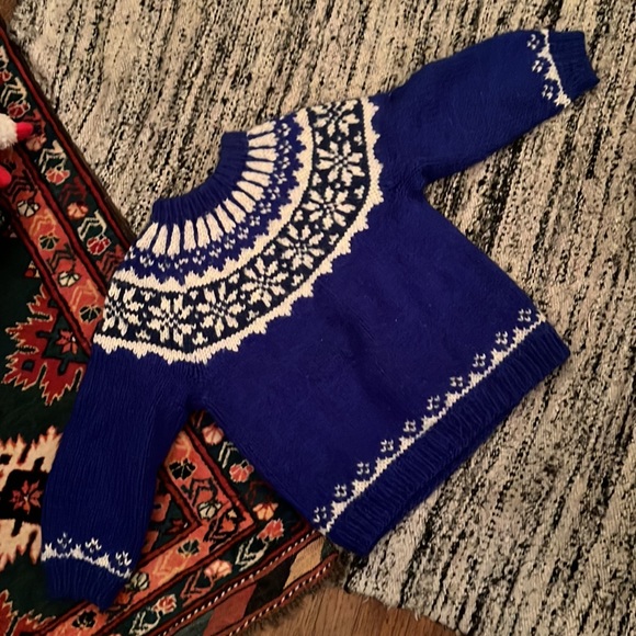Sweaters | Vintage Icelandic Fairisle Wool Sweater Smallish | Poshmark